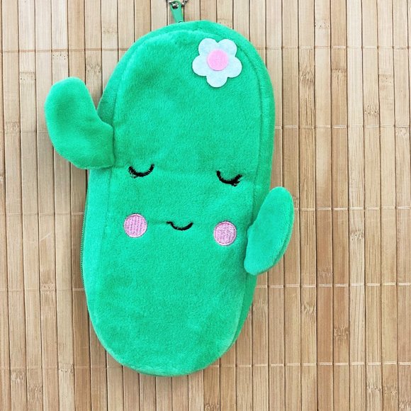Office | 325 Cute Cactus Shaped Pencil Casemakeup Case | Poshmark